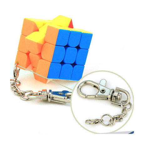 Mini Key Ring Cube Rubik's Magic Cube - 3x3x3 - Smooth Speed Cube QIYI ...