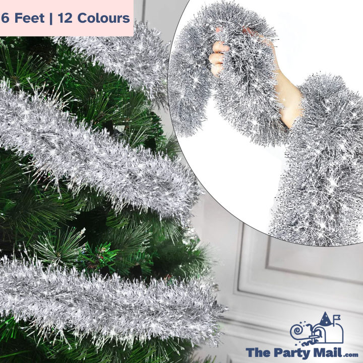 6ft Christmas Streamers | Christmas Tree Decorations | Christmas ...