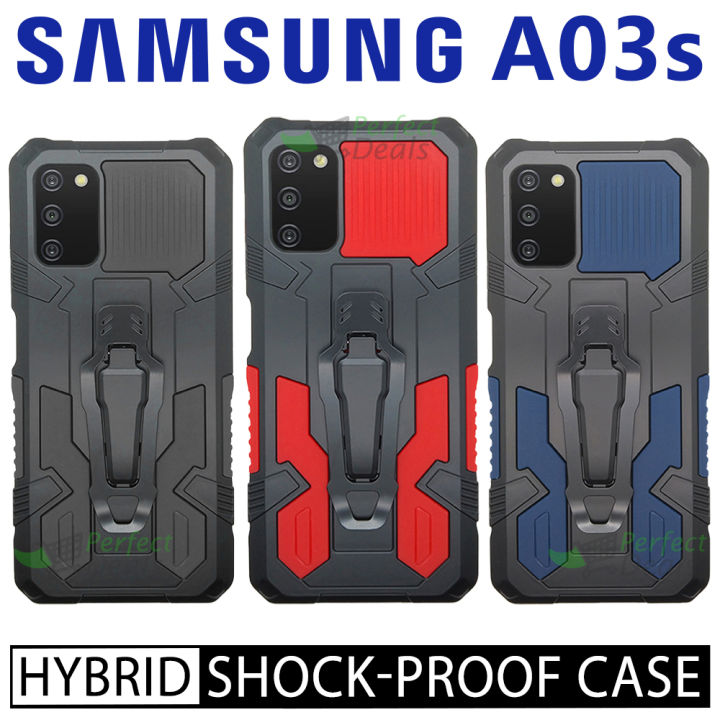 Mongo Hybrid iCrystal A03S Black Super Protective iCrystal Shockproof ...