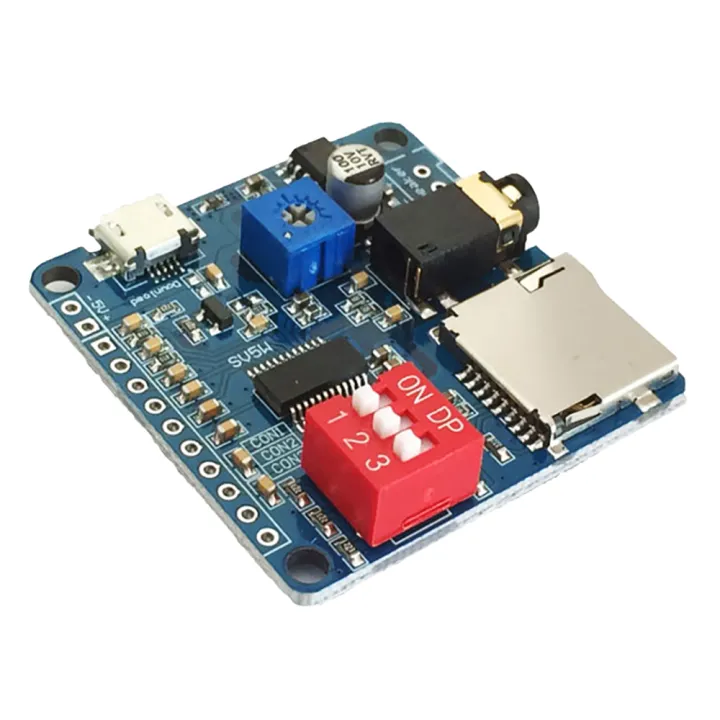 Voice Playback Module Board MP3 Music Player 5W MP3 Playback Serial ...