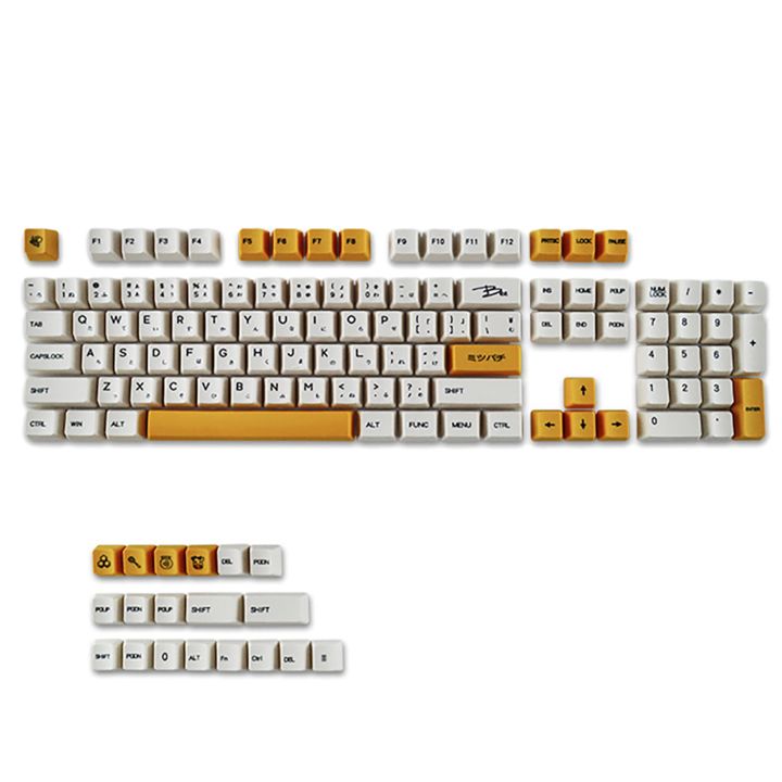 123 Keys PBT Full Keycaps Set for Mechanical Keyboard, Compatible with ...