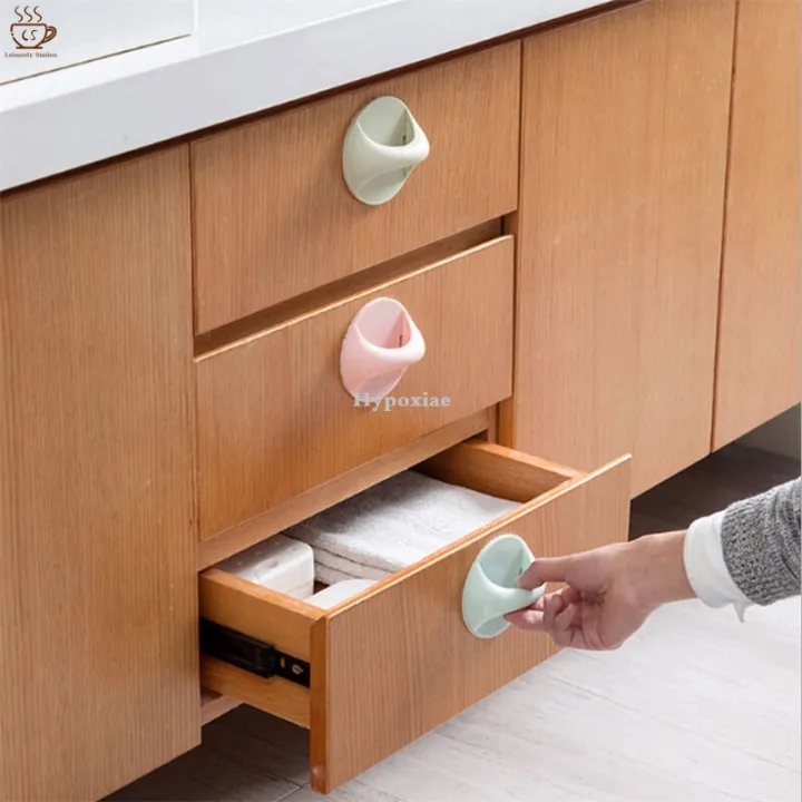 Hypoxiae 1/5pcs Punch-free Door Handles, Window Glass Drawers, Self ...