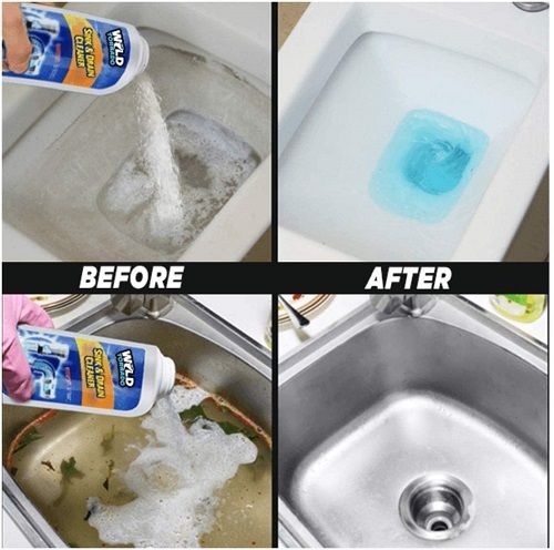 Powerful Sink & Drain Cleaner Portable Powder Home Cleaning Super ...