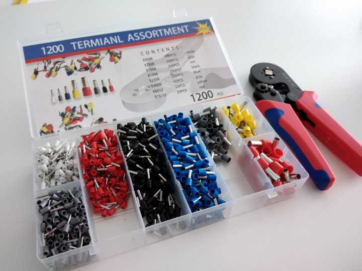 Ferrule Crimping Tool with 1200 terminal Assortment | Daraz.lk