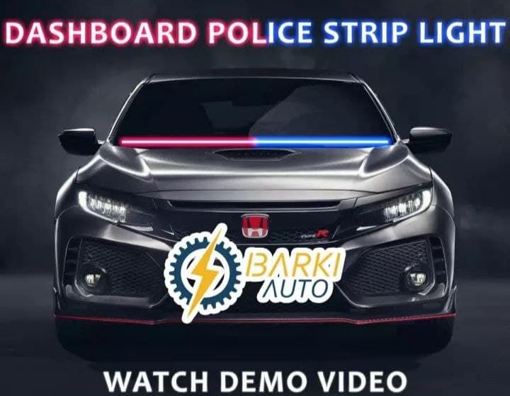 Car Dashboard Vip Police Strip Light | Daraz.lk