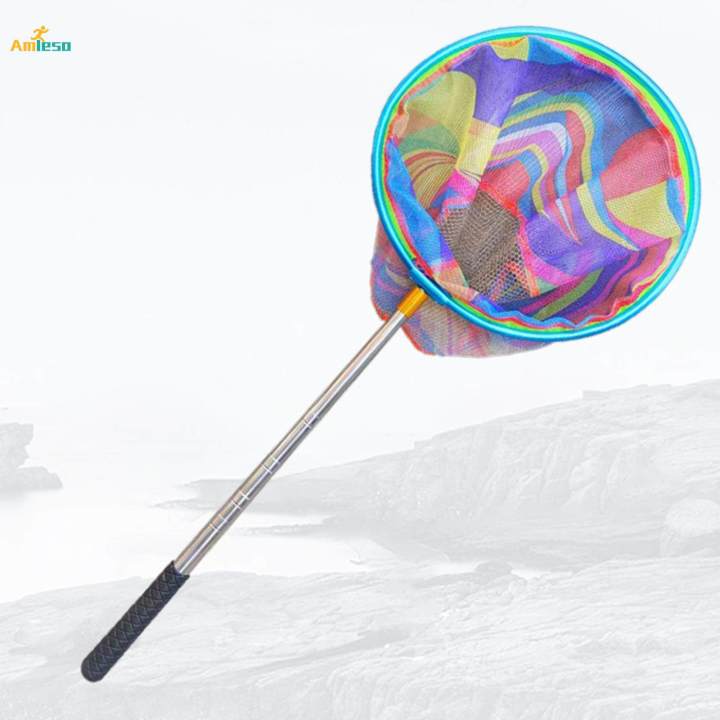 Fishing Landing Net Telescopic Accessory Retractable Kids for Prawns ...