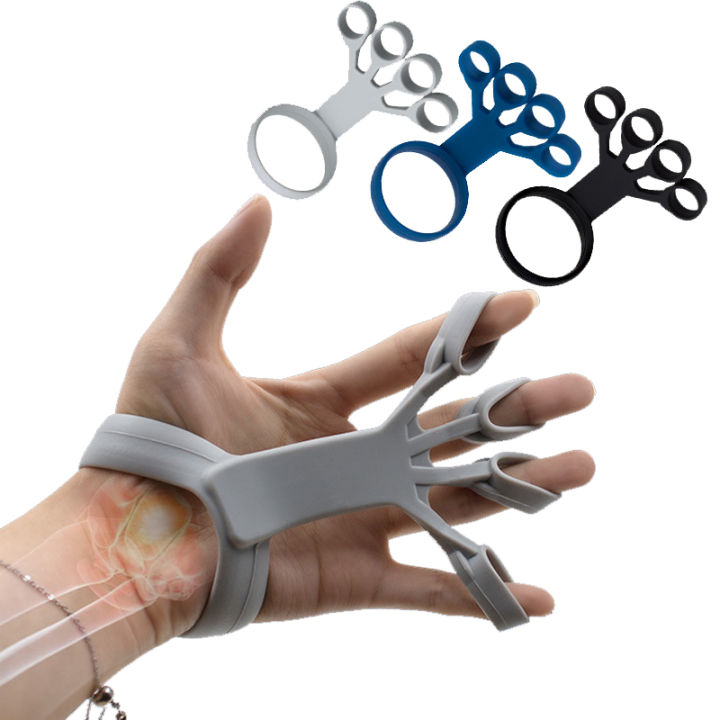 Silicone Finger Trainer Wrist Strength Exercise Hand Grip Finger ...