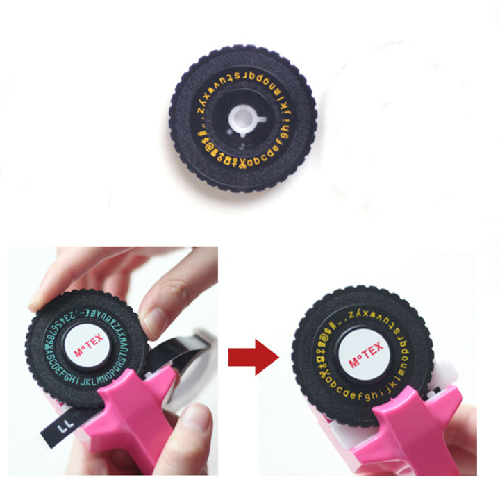 1pcs Wheel With Small Letter Font Fit For Motex E-101 Label Printer 3d ...