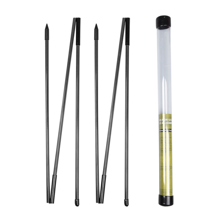 Folding Golf Alignment Sticks Golf Practice Rods Putter Improve Golf ...