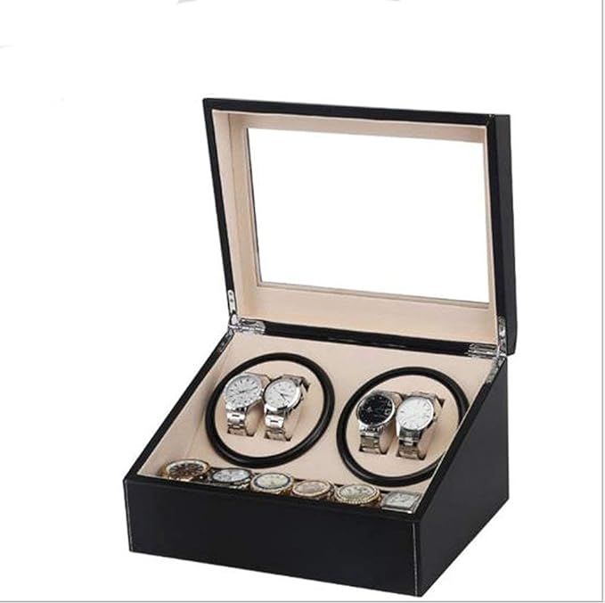 4 + 6 Slot watch Winding machine watch display organiser black | Daraz.lk