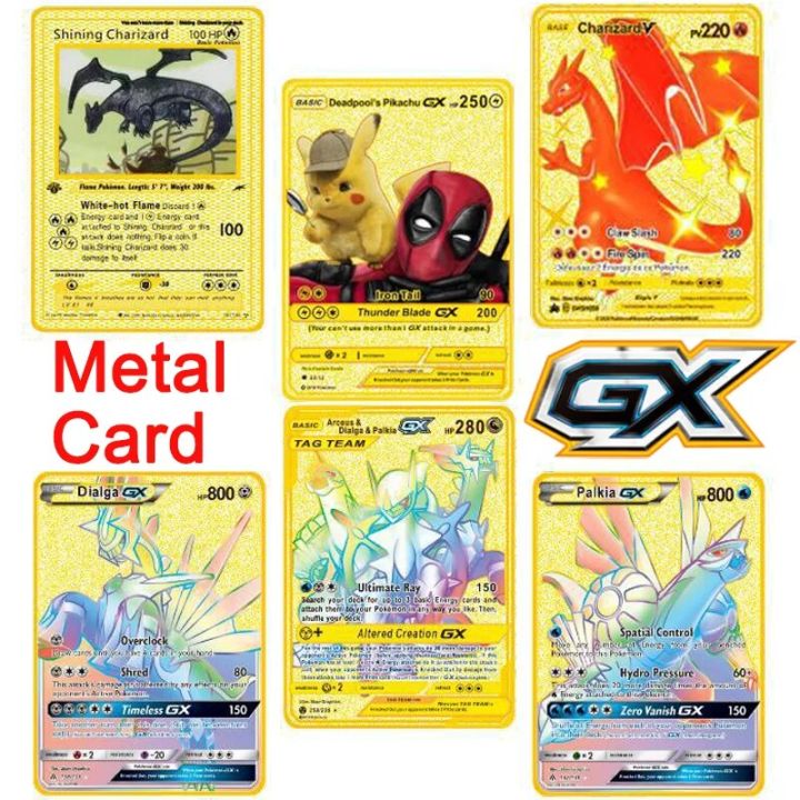 pokemon cards golden Pokemon Anime Pikachu Charizard Arceus Shining ...
