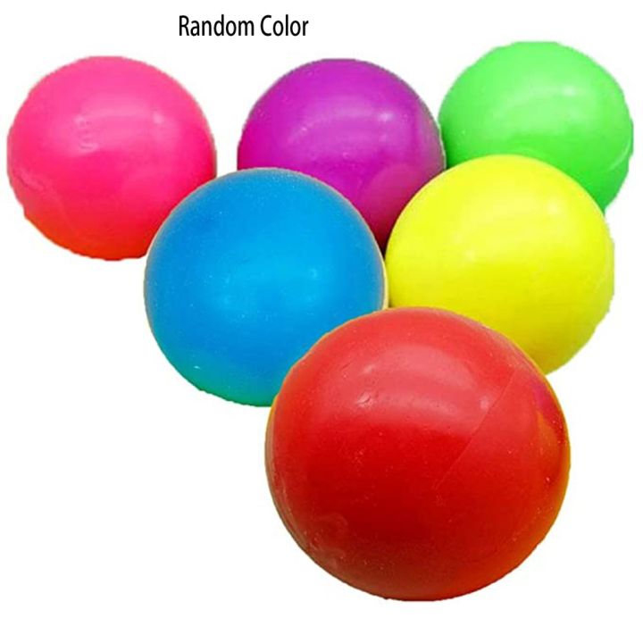 1pcs Sticky Wall Ball Suction Wall Decompression Ball Toy Sticky Ball ...