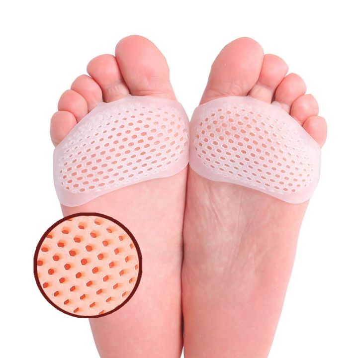2pcs Silicone Metatarsal Pads Toe Separator Pain Relief Foot Pads ...