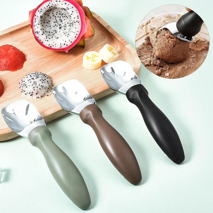 Curved Head Dessert Scoop Stainless Steel Ice Cream Scoop with ...