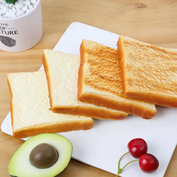 Toast Artificial Toast Faux Bread Simulation Cake Food Model Bakery ...