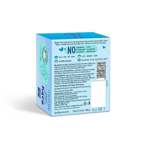 Parachute Advansed Baby Soap for Newborn Babies | Doctor Certified | Ph ...