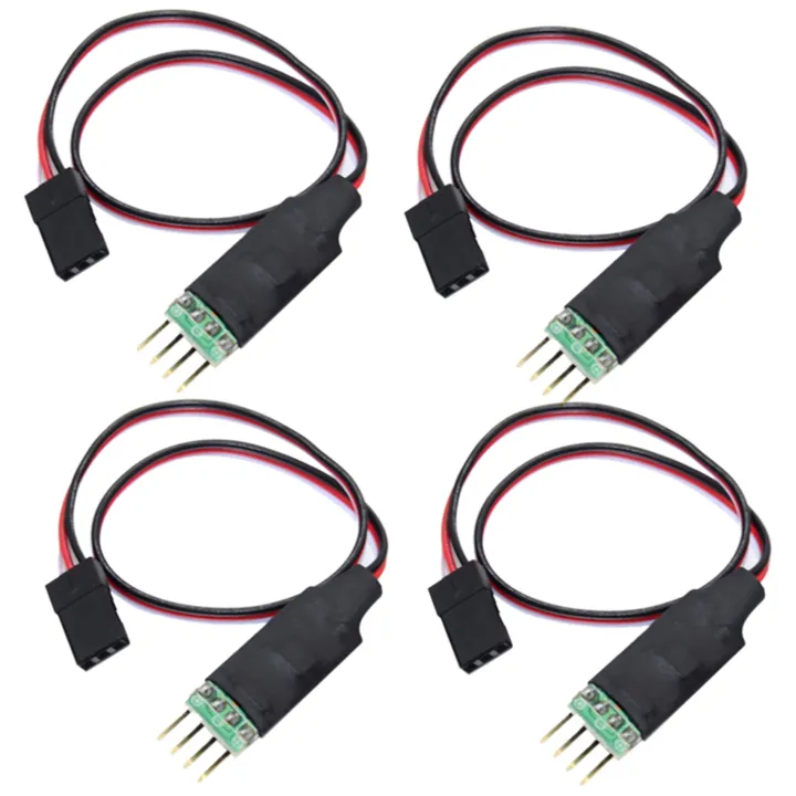 4X Remote Control Switch Board CH3 Light Control Module for the Model RC Car Light Lamp Plug and ...