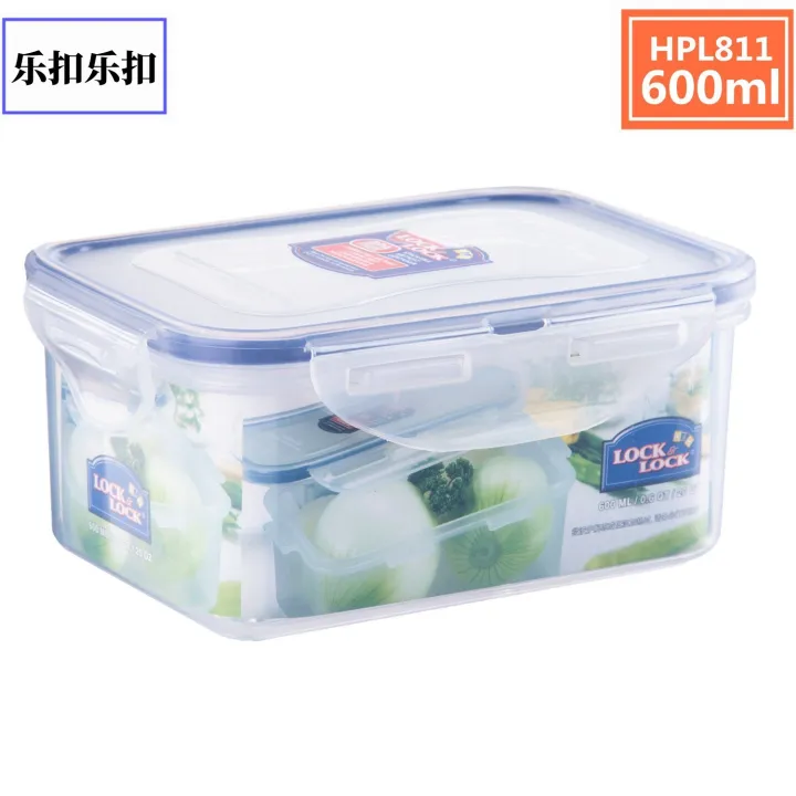 Lock & Lock Plastic Food Storage Containers Sealed Storage Boxes Fruit ...