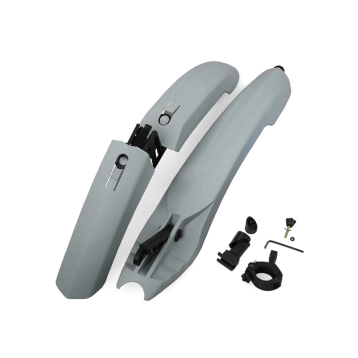 Mud Removal Of Front and Rear Baffles Of Bicycle Rain Shields,Gray ...