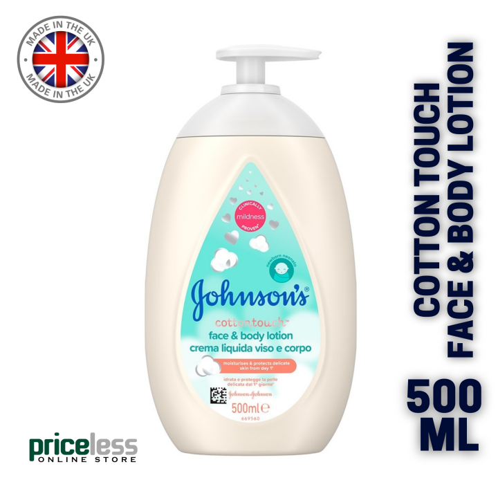 Johnson's® Cotton Touch Face and Body Lotion 500ml | Daraz.lk