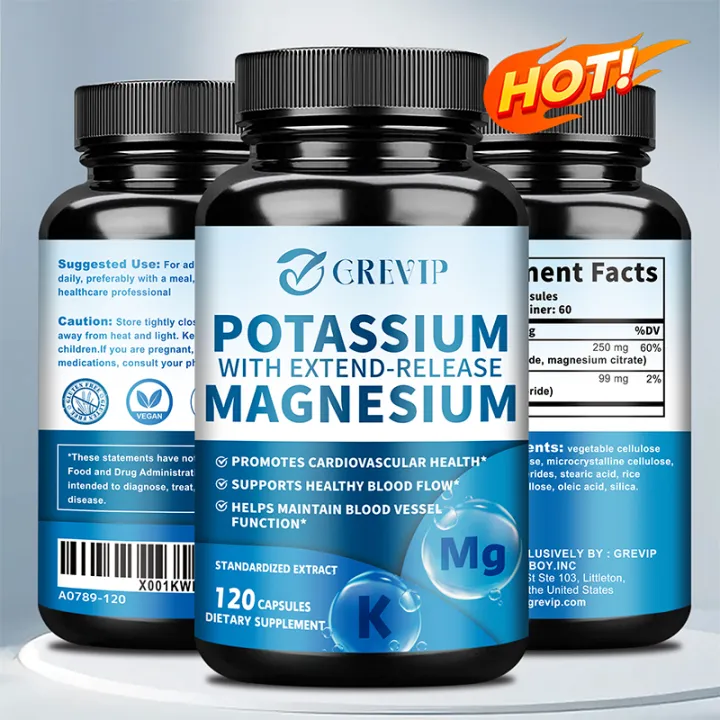 Potassium with extended-release magnesium - Standardized extract ...