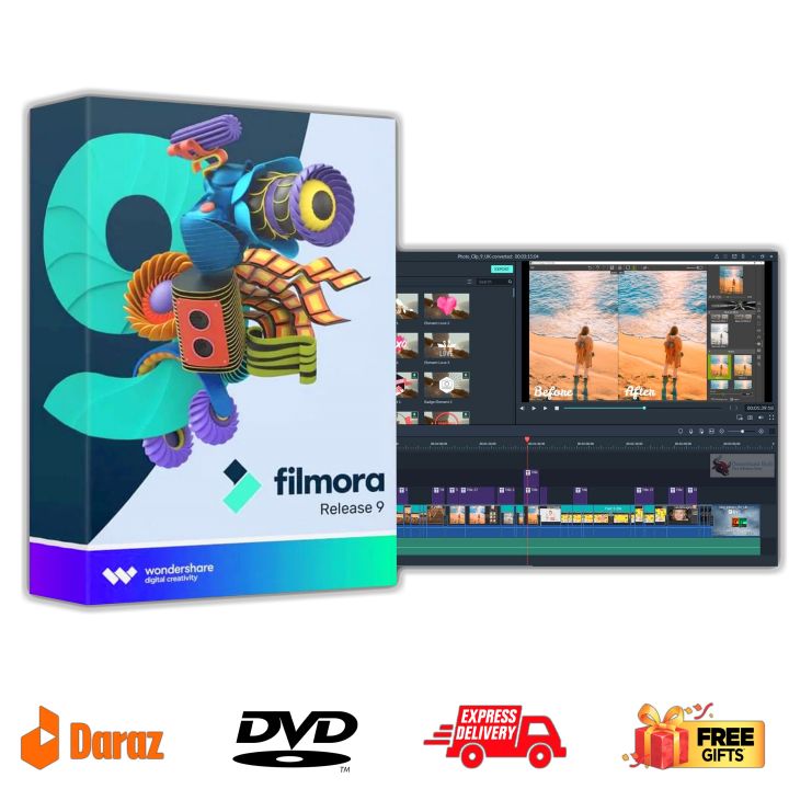 Wondershare Filmora 8/9 Professional Video Editing Software Collection ...