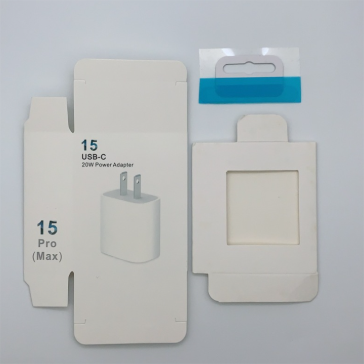 NEW White Retail Paper Package for iphone 16 15 Pro Max 20W US EU ...