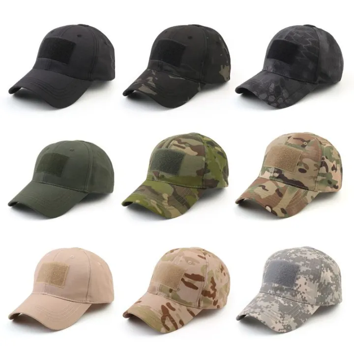 Tactical Army Cap Outdoor Sport Military Cap Camouflage Hat Simplicity ...