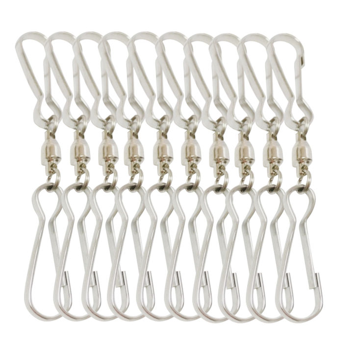 【wenfangdianpu】10Pcs Rotatable Hanging Hook Multi-Functional Stainless ...