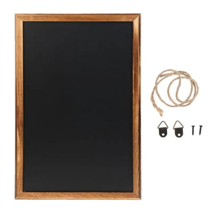 Rectangle Hanging Wooden Message Blackboard Chalkboard Wordpad Sign ...