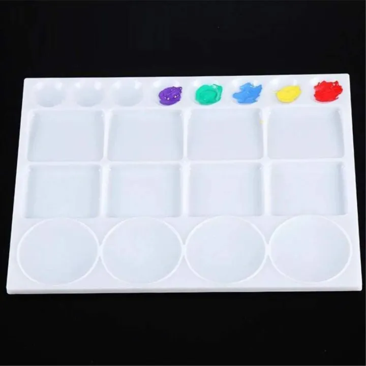 Water Coloring Oil Paint Art Student Stationery Drawing Tray Pallet ...