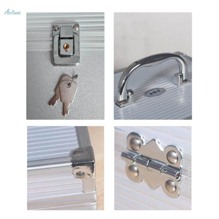 Stamps Lock Box Portable Locker Chest for Passports 12 grid | Daraz.lk