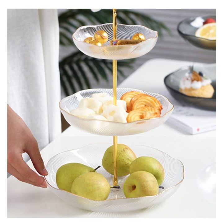 3 Layer Cake Trey Banquet Home Fruit,Cake,Dessert Appietizer Serving ...