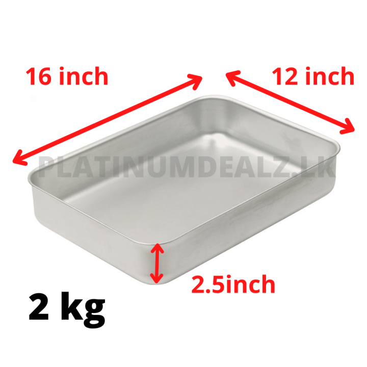 Aluminium Cake Tray 2kg High Quality Bakeware Rectangle Cake Tray ...