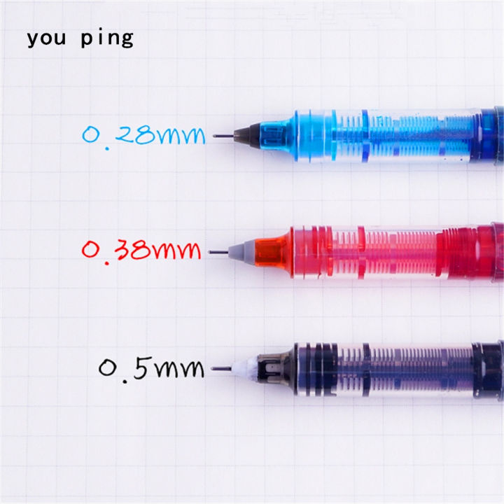 Luxury Quality Student School Stationery Fine Nib Gel Pen Big Ink ...
