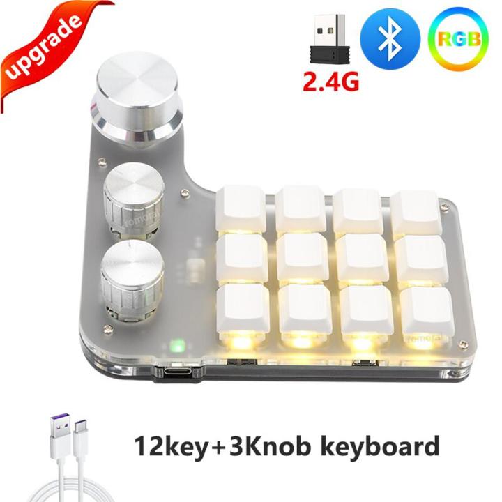 Programming Macro Keyboard 2.4G Receiver USB Mini Program Game ...