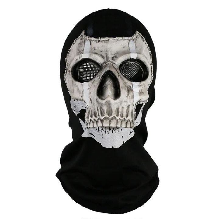 Unisex Halloween Horror Ghost Skull Mask Call of Duty MW2 Latex ...