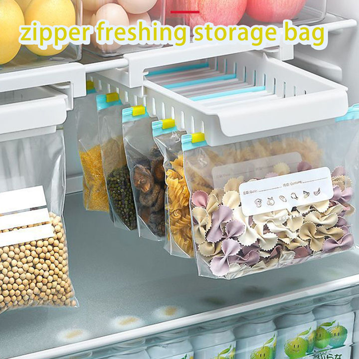 Silicone Food Storage Bag Leakproof Reusable Stand Up Zip Shut Bag Cup ...