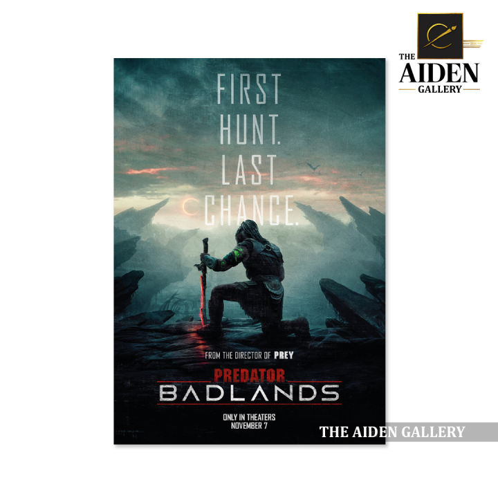 Predator Badlands (2025) Movie Poster A4 Size (21 x 29.7 cm) Unframed ...