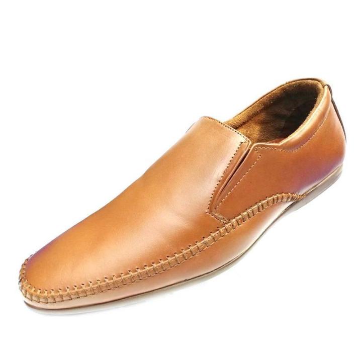 Pazz Men's Formal Pump Shoes - Tan | Daraz.lk