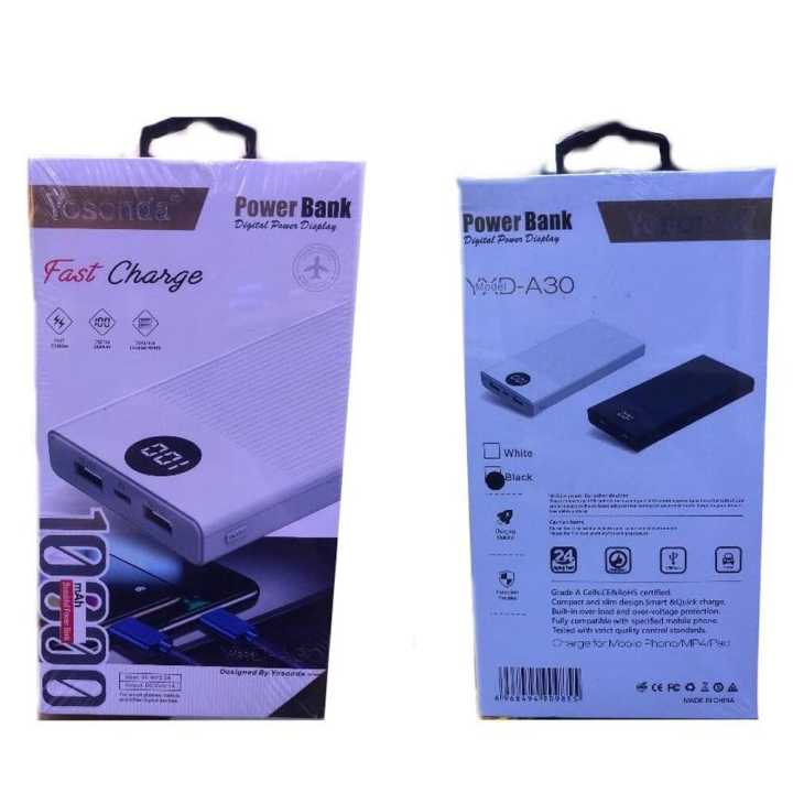 Yosonda 10000mAH Power Bank With 03 Months Warranty | Daraz.lk