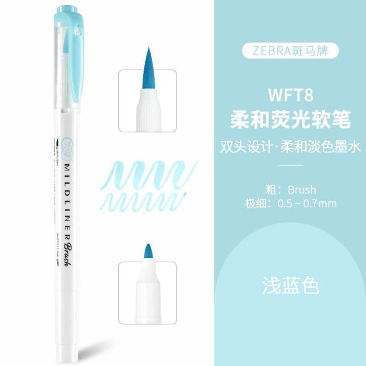 【Hot】 Zebra Double Headed Highlighter Pen WFT8 MILDLINER Watercolor Paint Pen Subrayadores ...