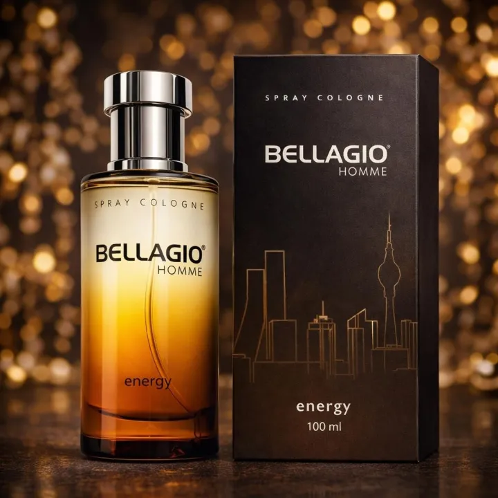 Bellagio Homme Energy Eau De Parfum 100ml for Men | Fresh Citrus Woody ...