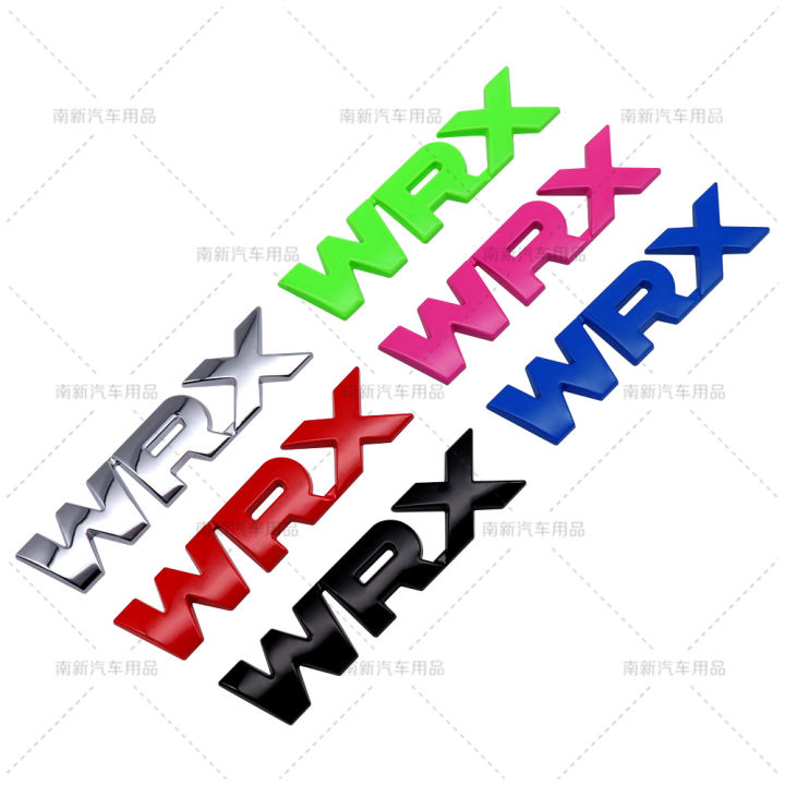WRX Labeling for Subaru Cool Modification Bumper Stickers WRX Tail tag ...