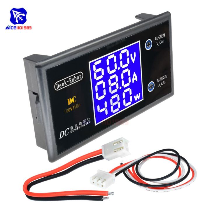【VA VA VOOM】DC 0-100V 10A 1000W 24V 36V Digital Voltmeter Ammeter ...