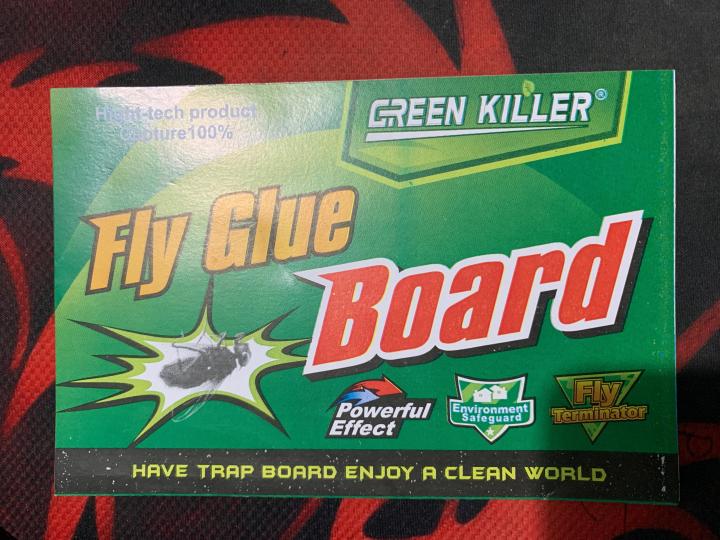 Strong Fly Catcher Sticky Trap Glue Paper | Instant Fly Killing Device ...