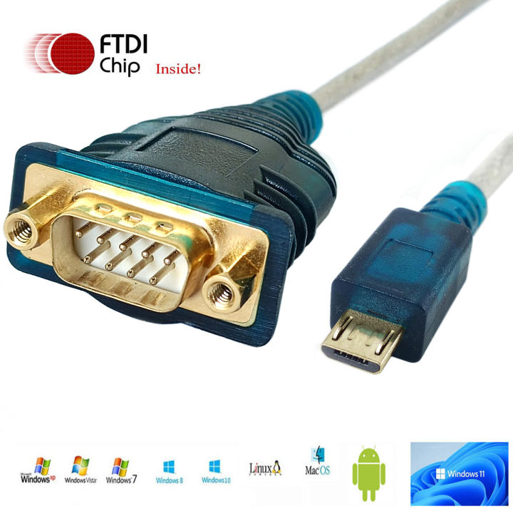 Ftdi Usb To Rs232 9pin Male For Pos Printer Qr Code Scanner Link With ...