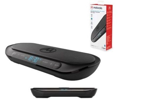Motorola Sonic Sub 520 Radio Alarm Clock with Wireless Charging Station ...