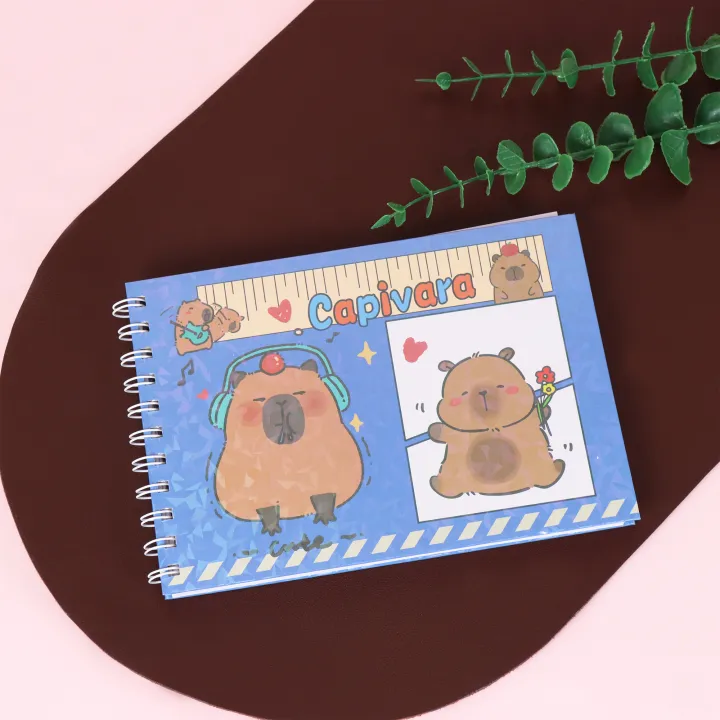 Capivara Coloring Book For Adults And Teens Featuring Cute Animal Life ...