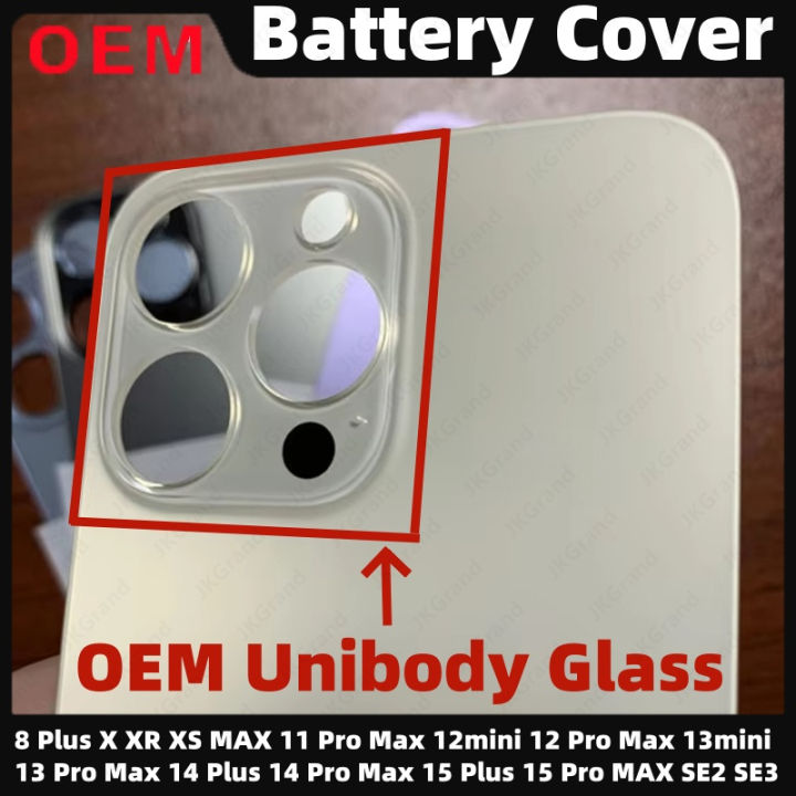 OEM Unibody Glass For iPhone 8 11 12 Pro Max 13 Mini 14 Plus 15 X XR XS ...
